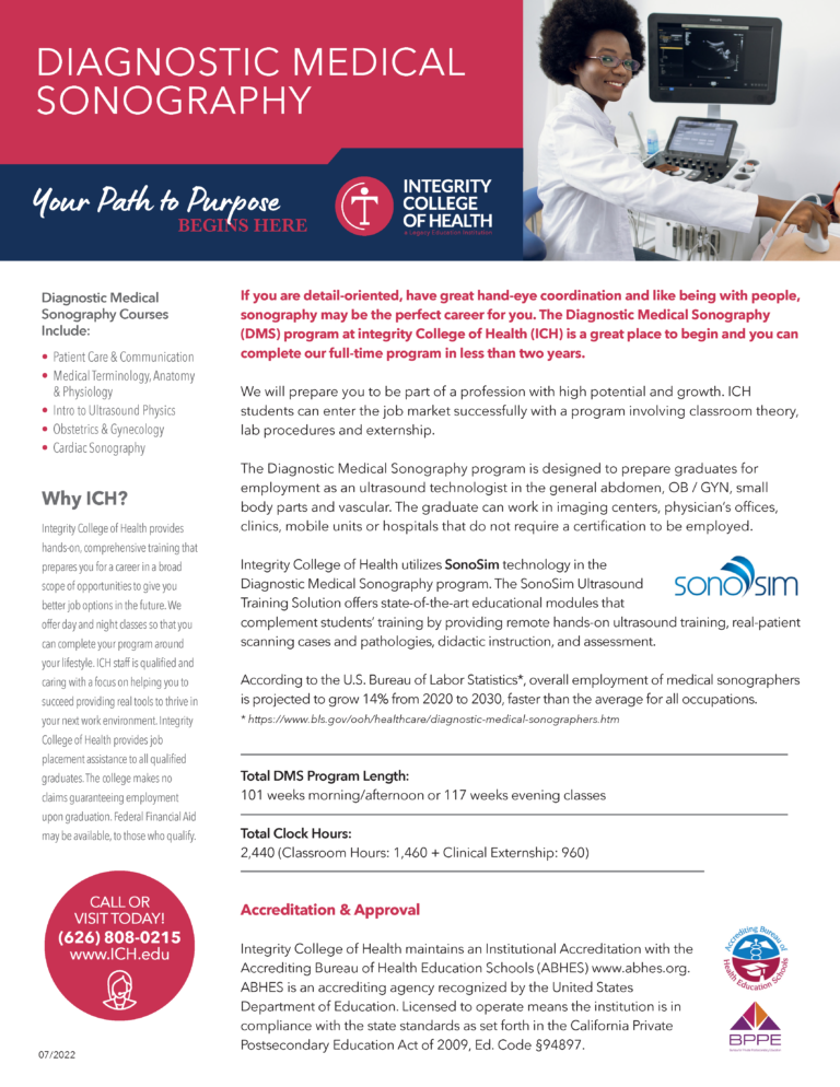 Diagnostic Medical Sonography Training Ultrasound Technology Training ...