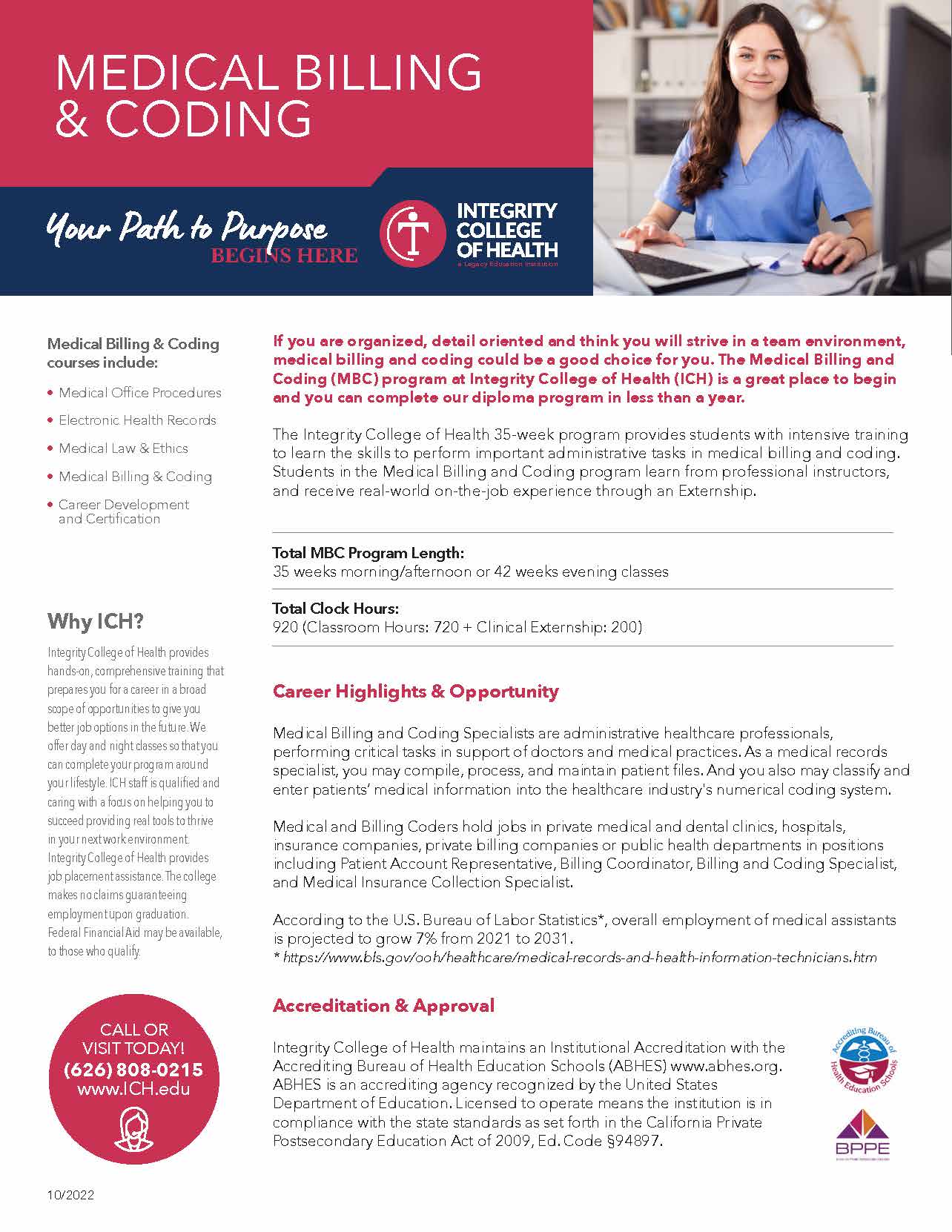 Medical Insurance Coding and Billing Training School Pasadena ...