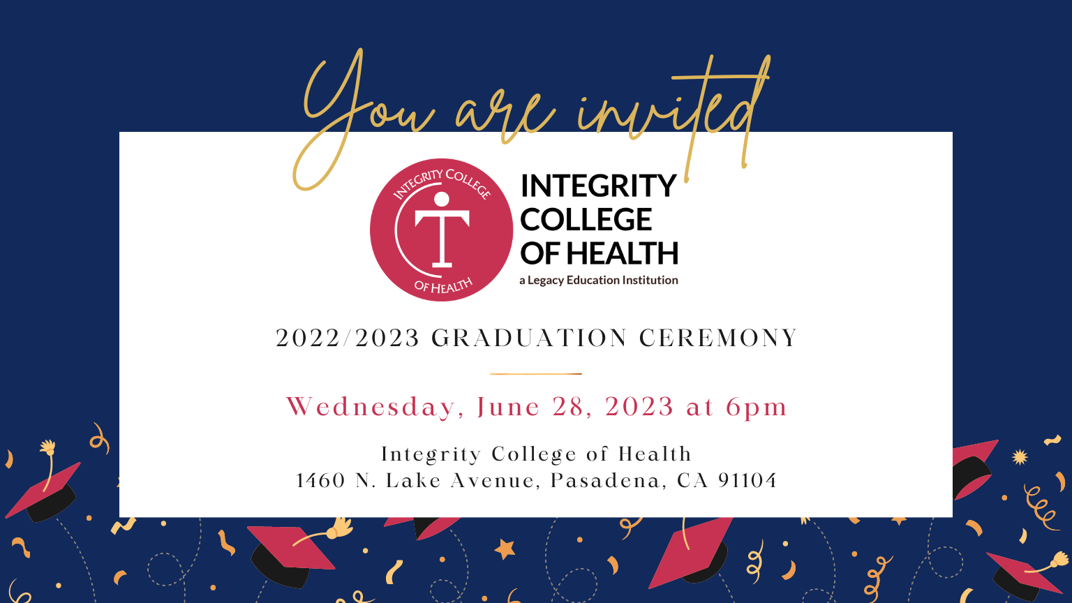Graduation - Integrity College of Health